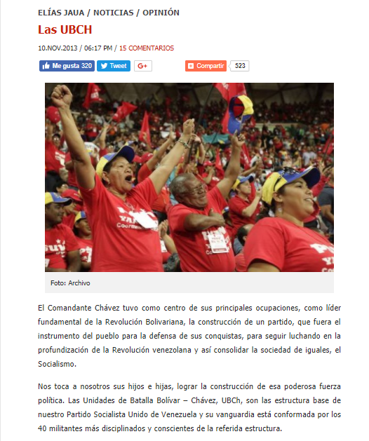 definición UBCH – Observatorio Educativo de Venezuela